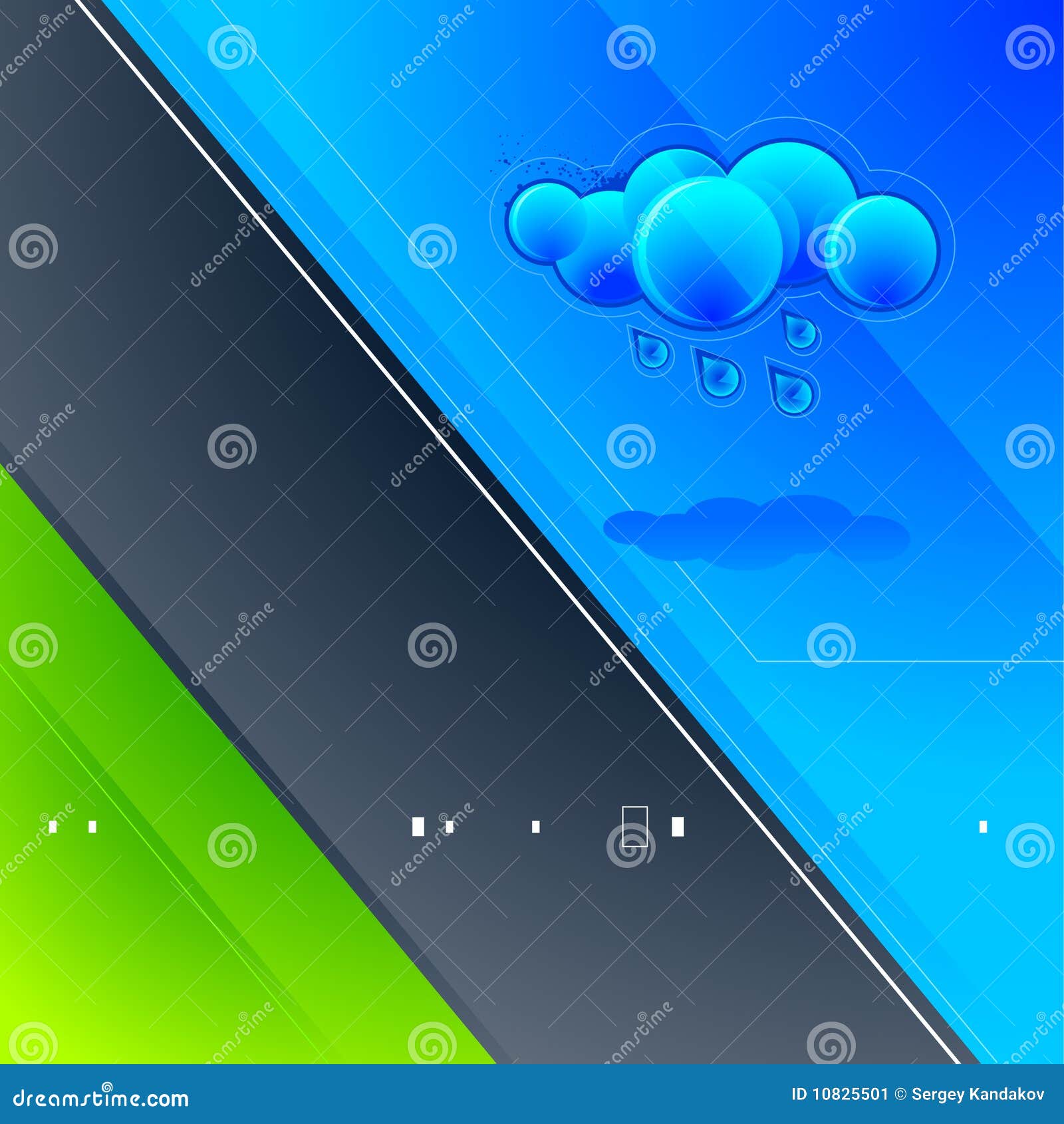 High tech landscape stock vector. Illustration of green - 10825501