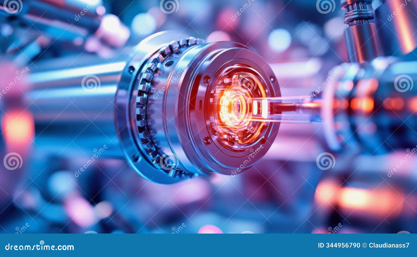 Advanced High-tech Laser Engine Used in Cutting-edge Research and ...