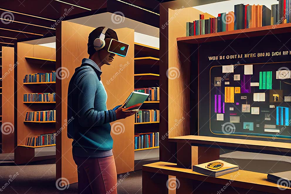 High-tech Library with Interactive and Immersive Experiences, Including ...