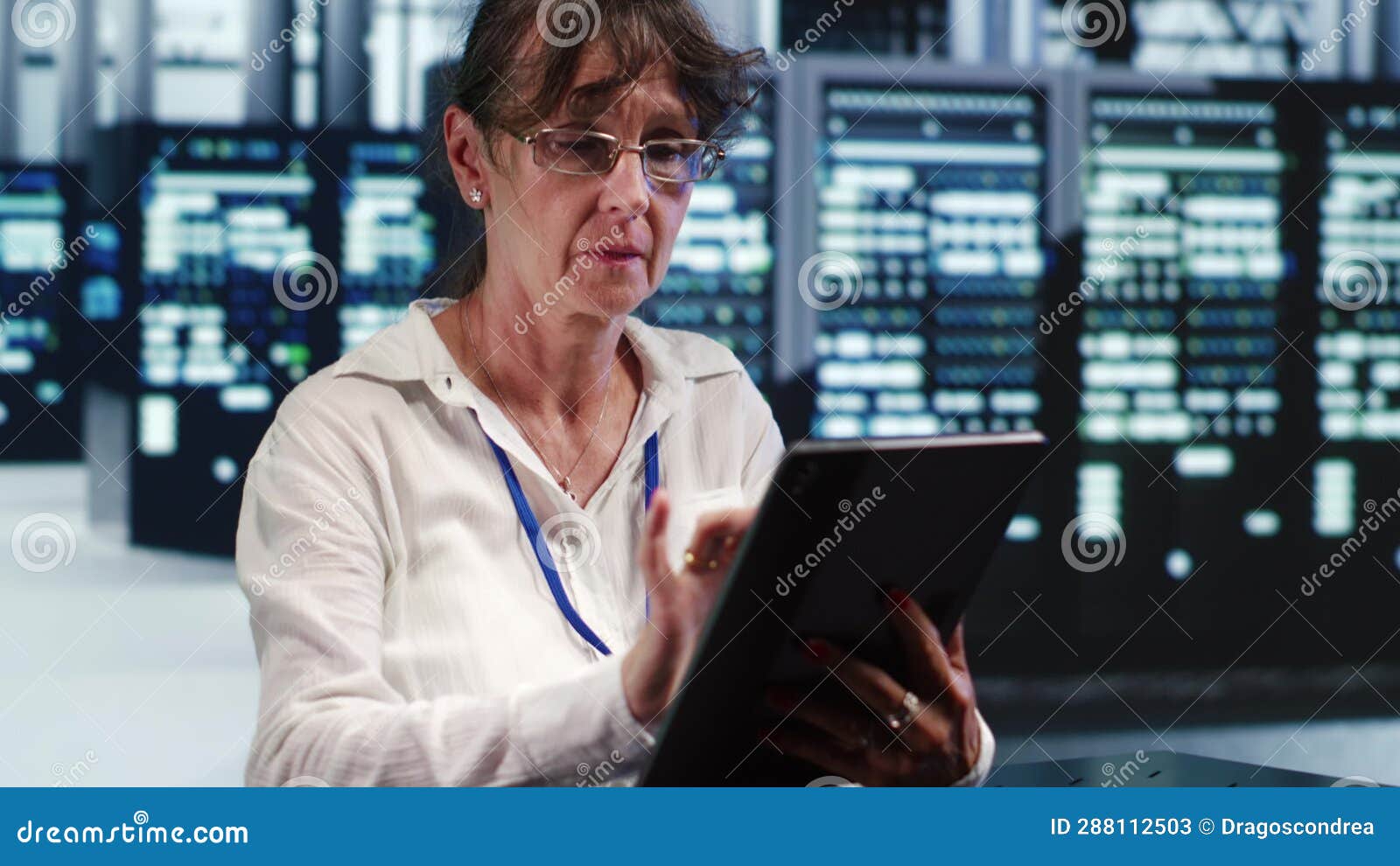 High Tech Location with AI Servers Stock Video - Video of support ...