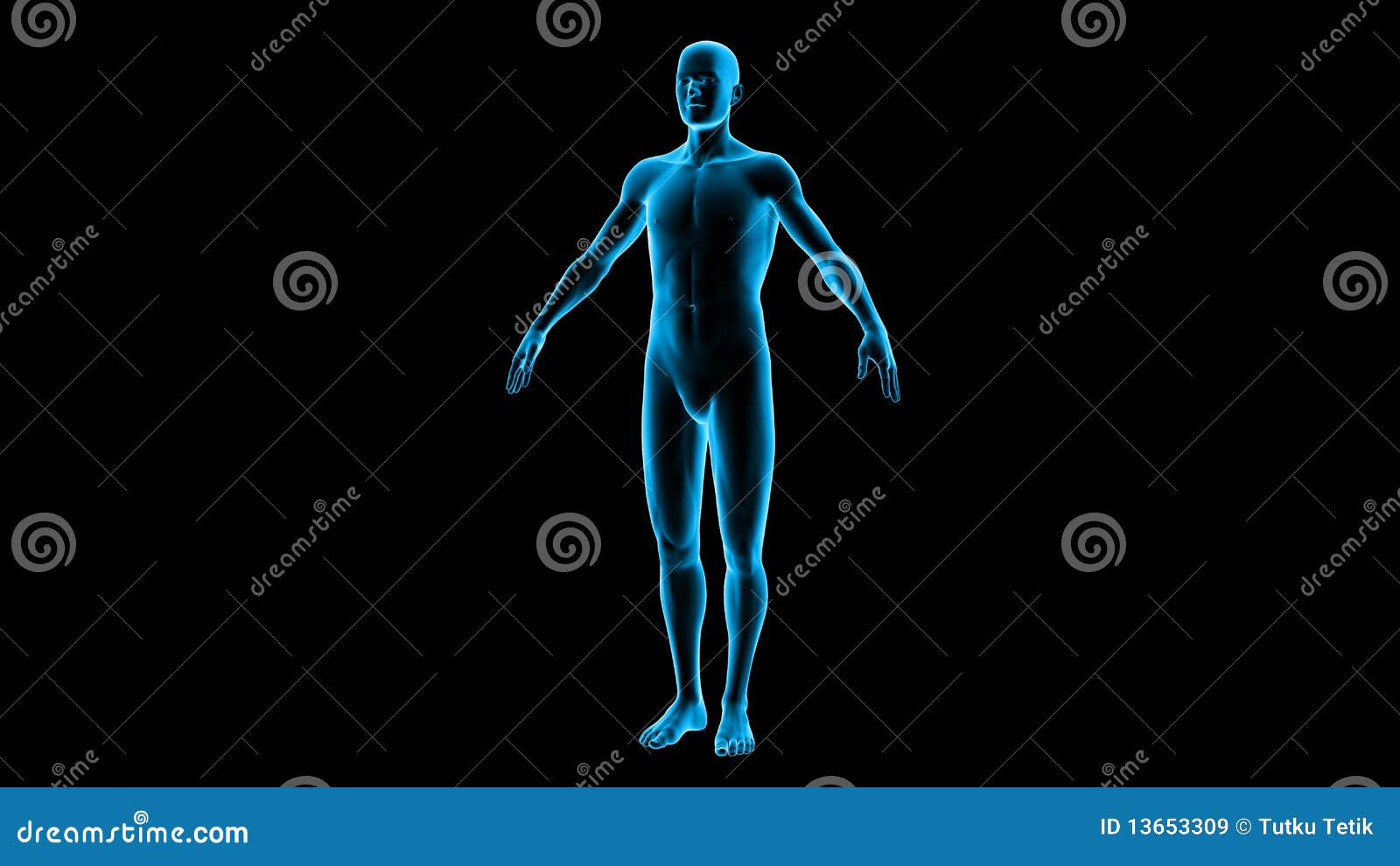 High Tech Man stock illustration. Illustration of communication - 13653309