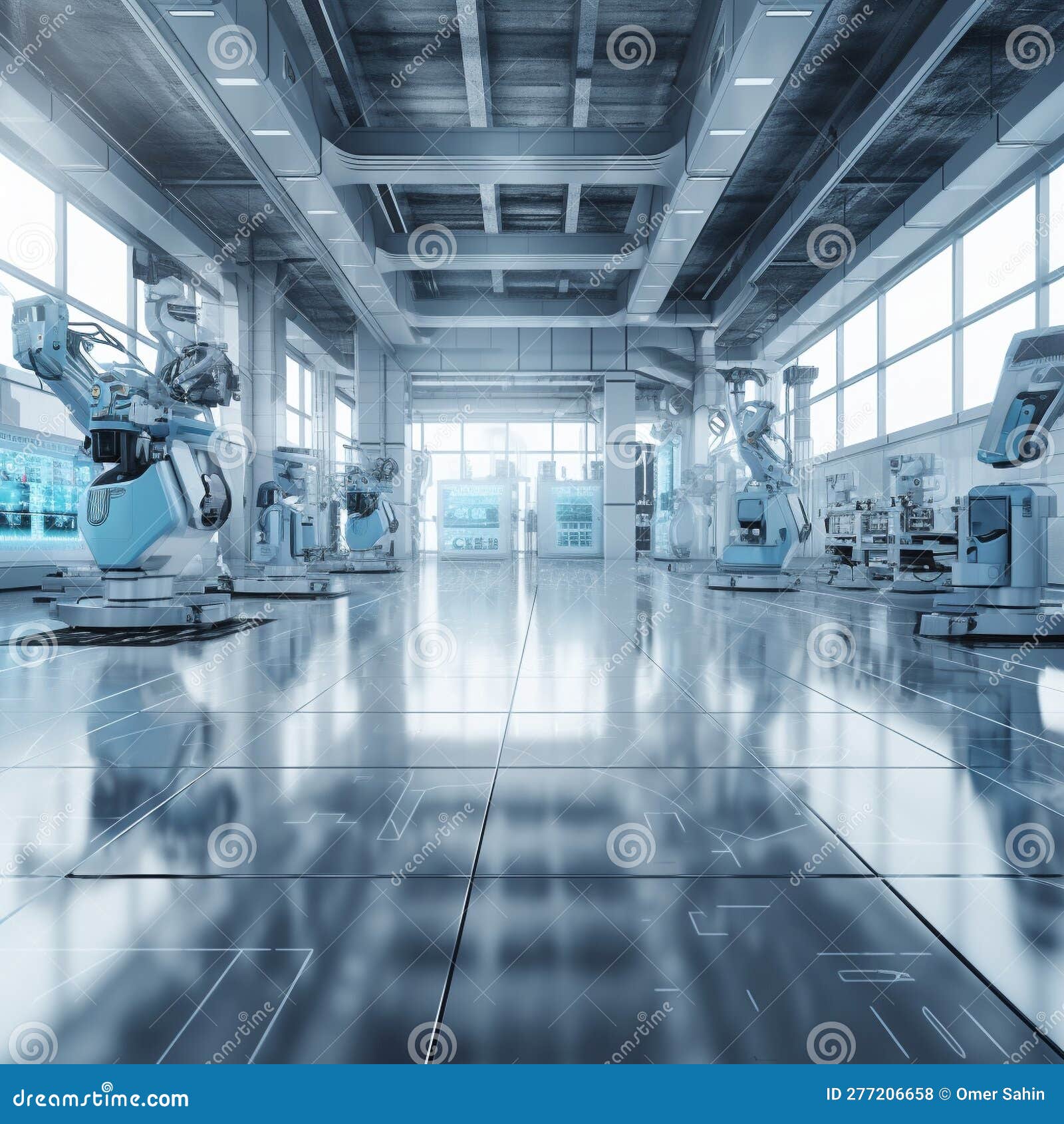 High-Tech Manufacturing Facility With Advanced Robotics And Automation ... High-Tech Manufacturing Facility With Advanced Robotics And Automation ...