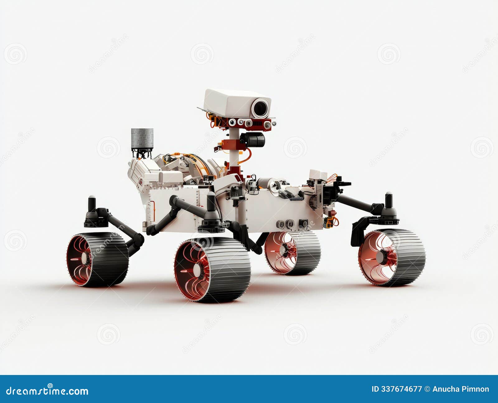 Advanced Mars Rover Designed for Space Exploration Generative AI ...