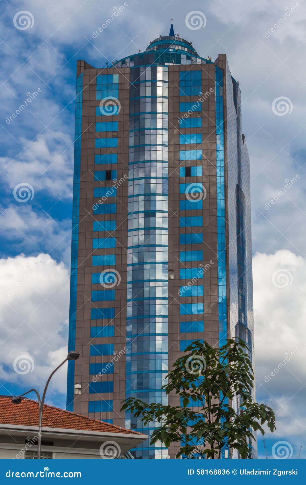 A High-tech Modern Building in the Center of Kuala Lumpur. Stock Photo ...