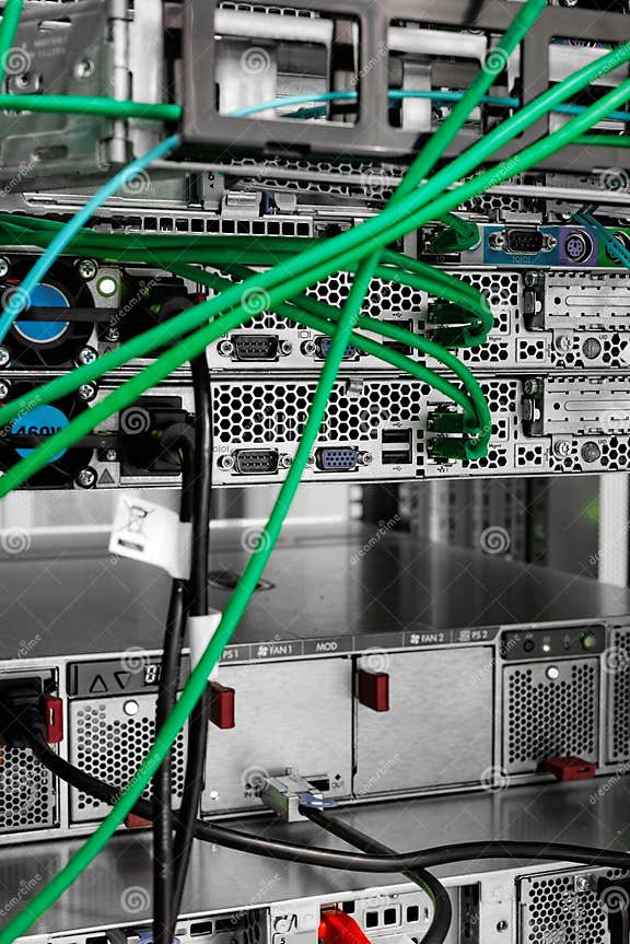 High tech network cables stock photo. Image of computer - 33993044