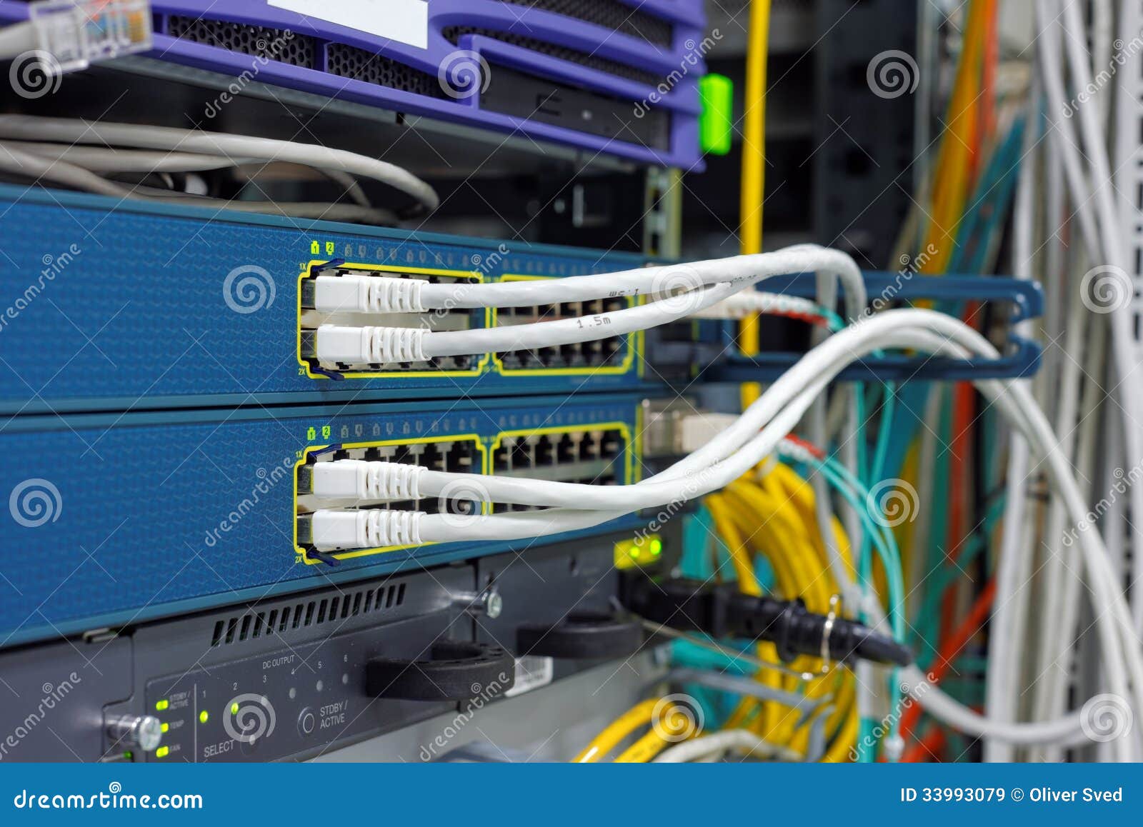 High tech network cables stock image. Image of technology - 33993079