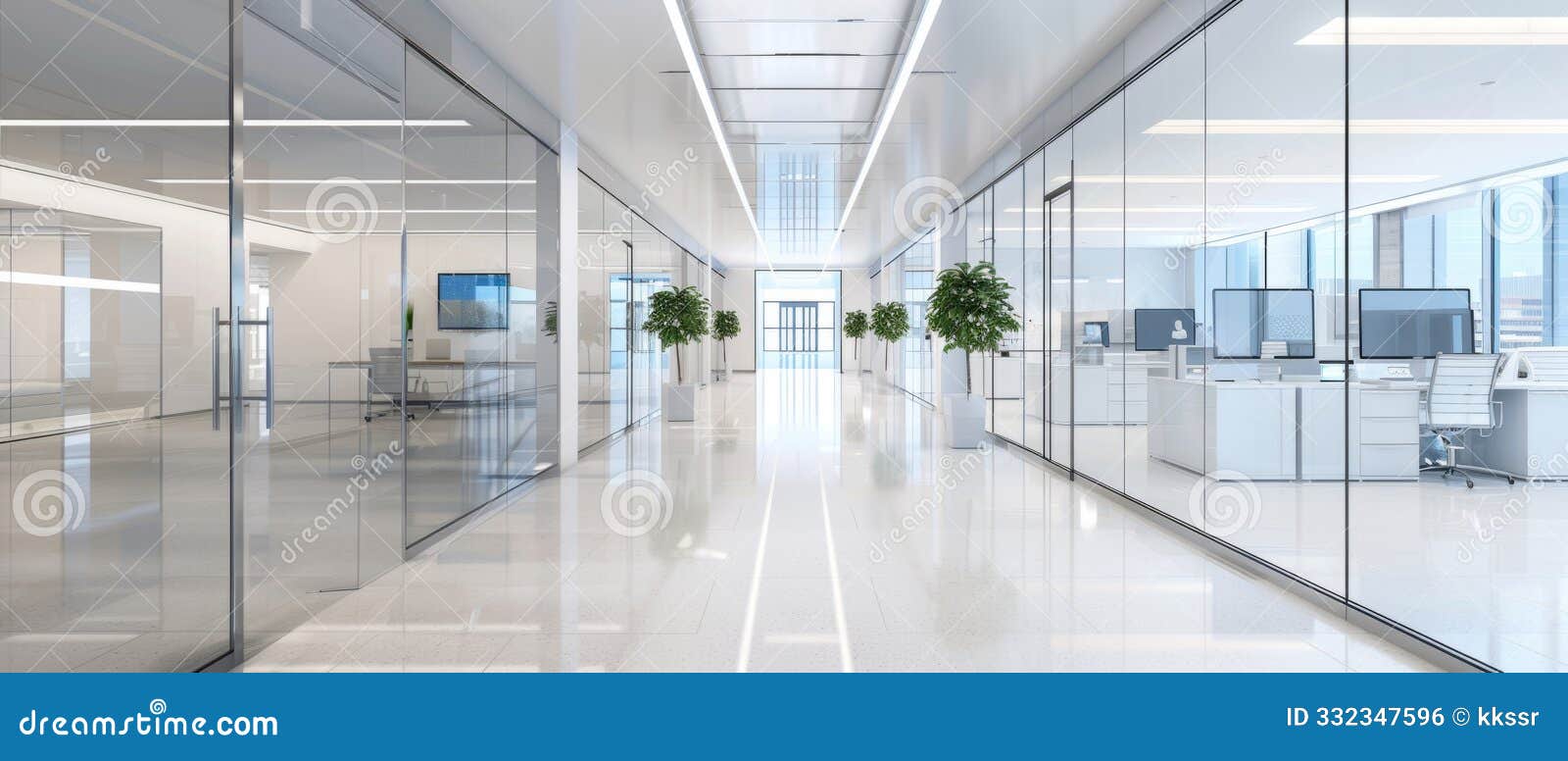 High-tech Office with Automated Blinds and Innovative Smart Glass Walls ...