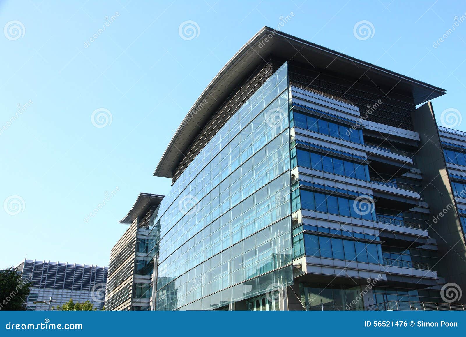 High Tech Offices in Hong Kong Stock Photo - Image of future, white ...