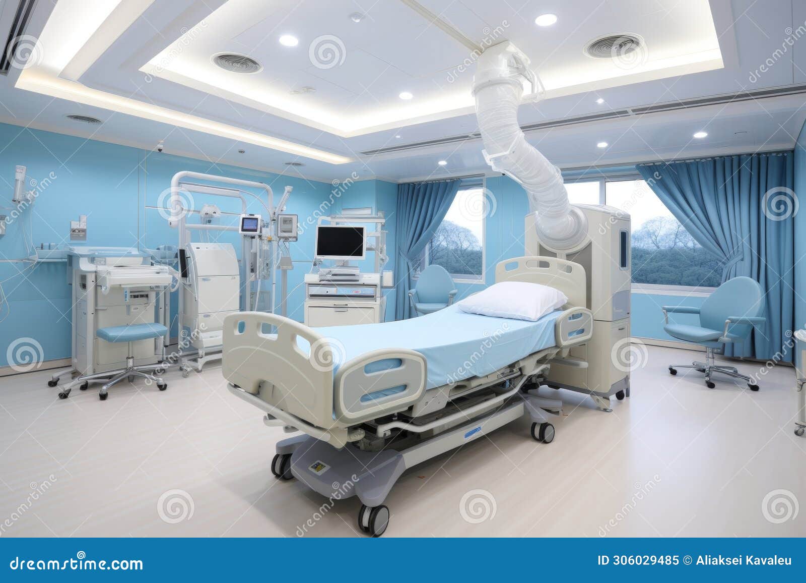High-tech Operating Room with State-of-the-art Equipment and Advanced ...