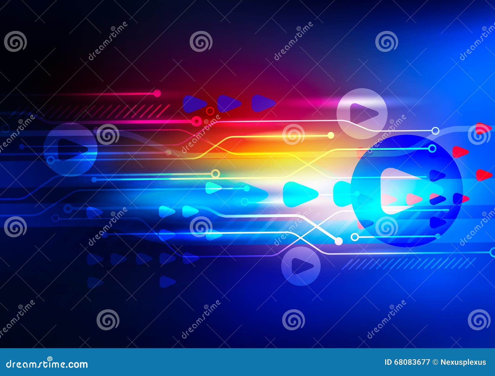 High tech pattern backdrop stock illustration. Illustration of tech ...