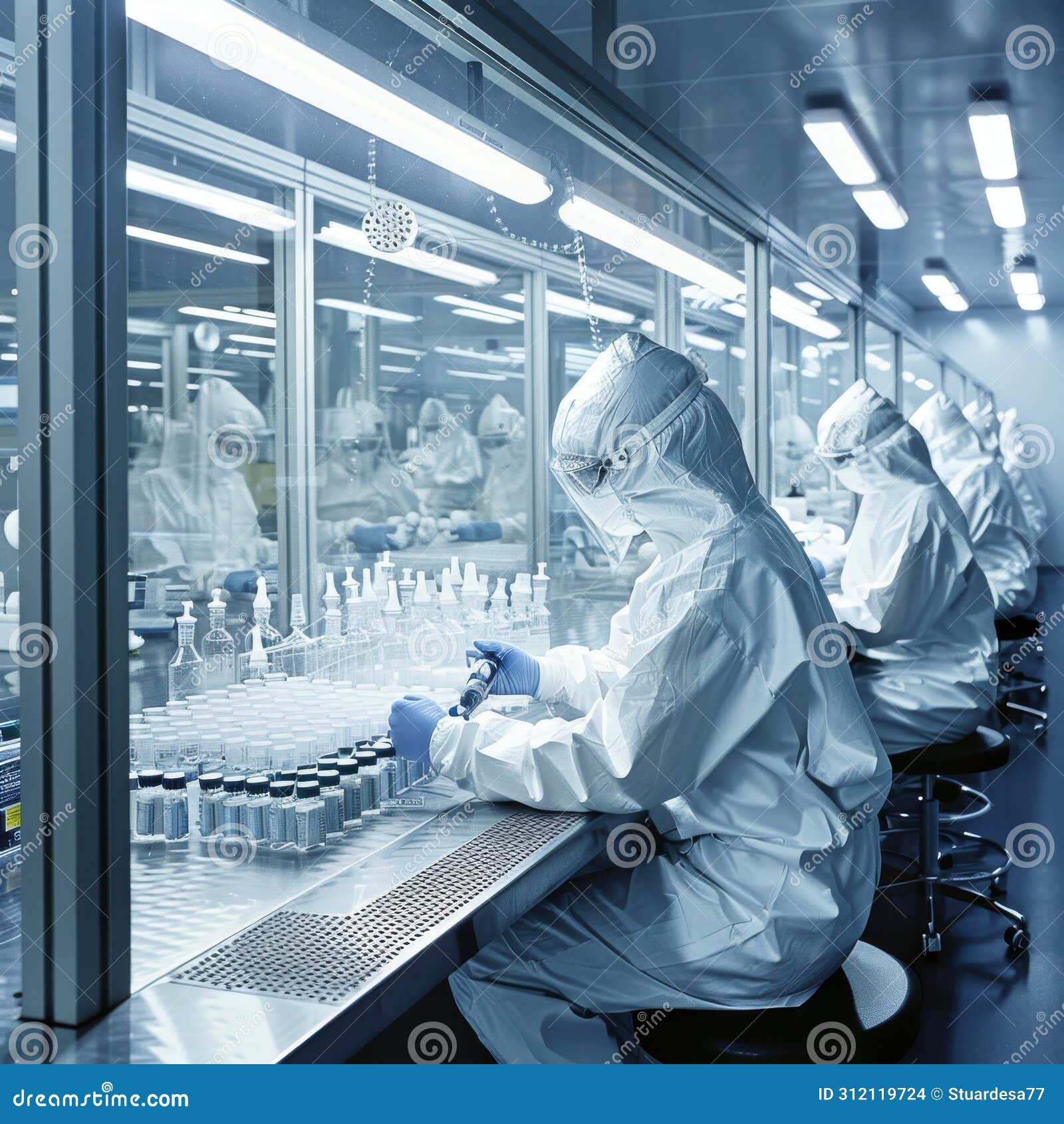High-Tech Pharma Manufacturing Stock Photo - Image of medication ...