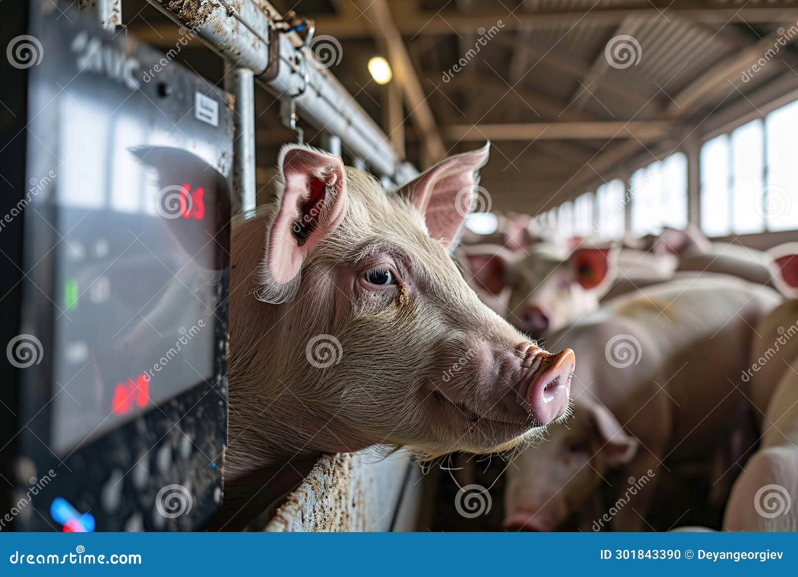A High-tech Pig Farm Managed by Artificial Intelligence. Control ...