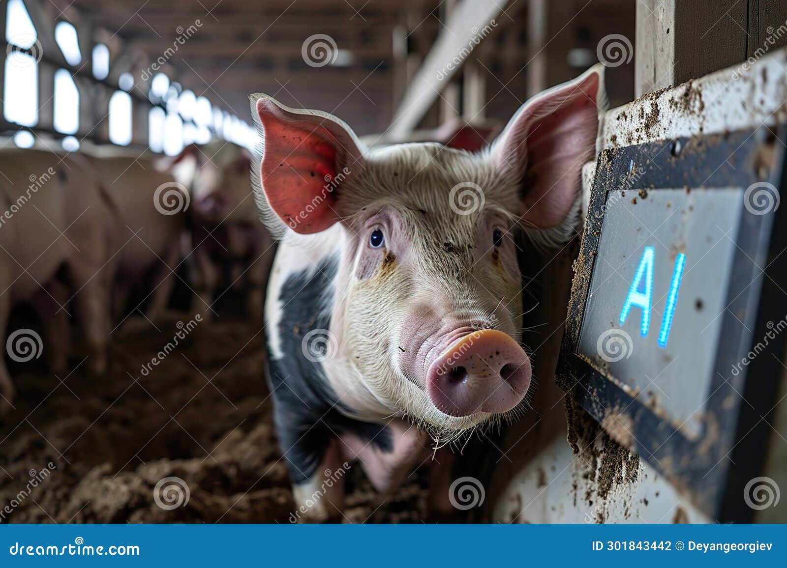 A High-tech Pig Farm Managed by Artificial Intelligence. Control ...