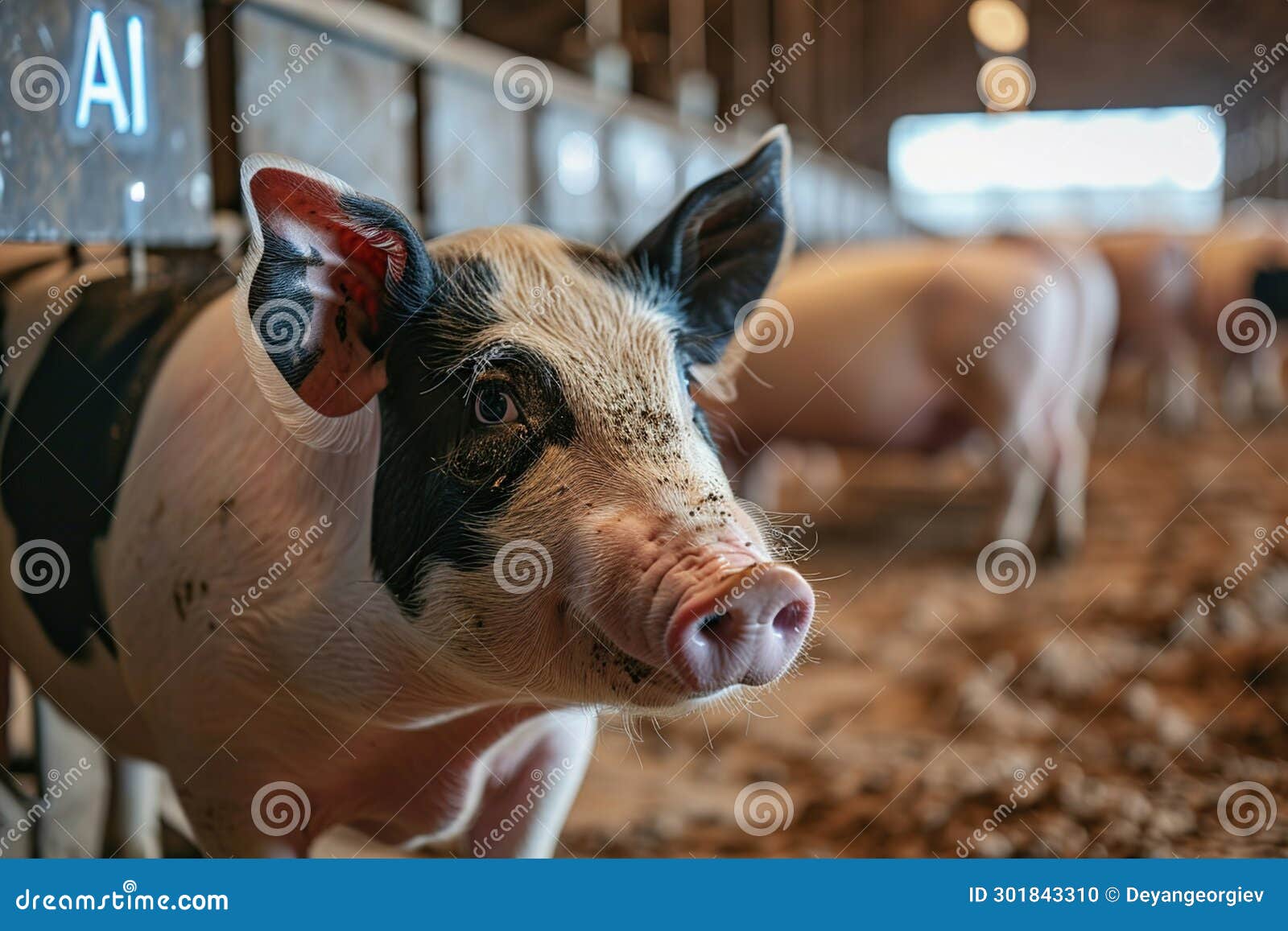 A High-tech Pig Farm Managed by Artificial Intelligence. Control ...