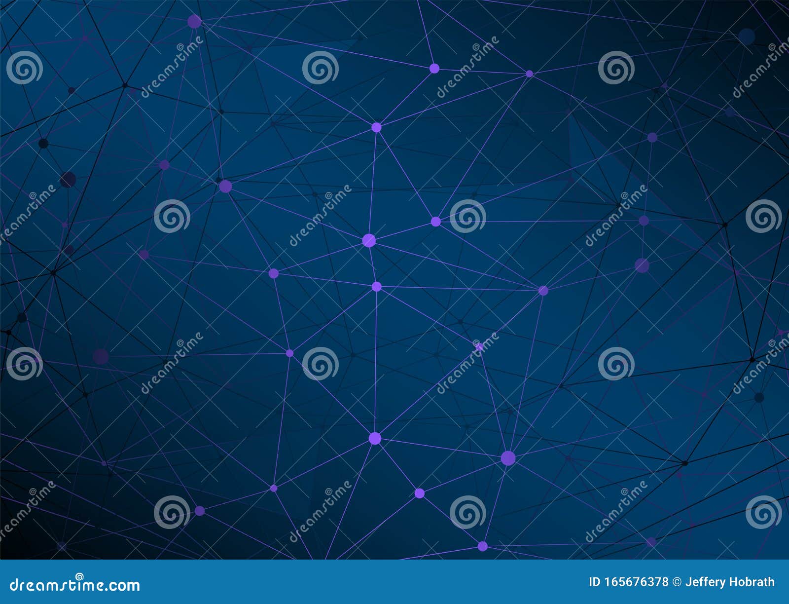 High-tech Polygonal Network Connectivity Geometric Abstract Vector ...