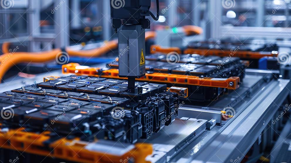 High-tech Production Line Assembling Lithium-ion Cells into Efficient ...