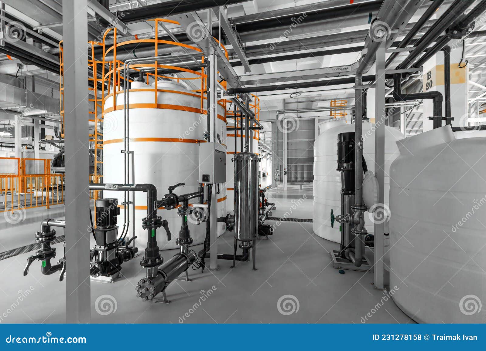 High-tech Production, Modern Plant, Automated Lines Stock Photo - Image ...