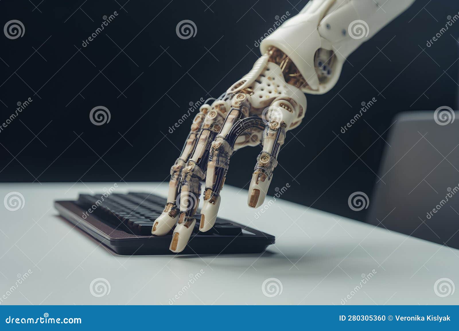 High Tech Prosthetic Hand Artificial Limb Advertising of Bionic ...