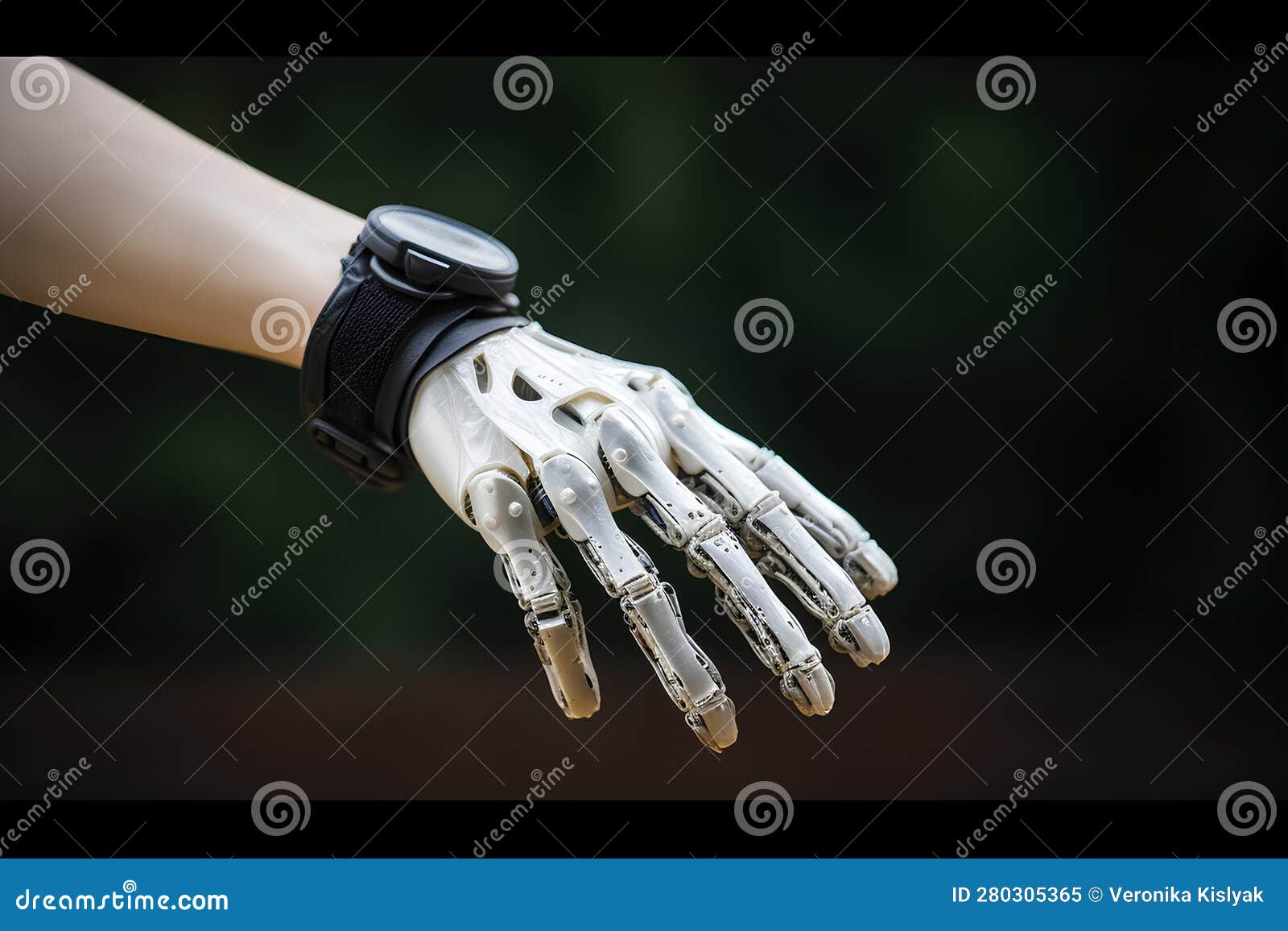 High Tech Prosthetic Hand Artificial Limb Advertising of Bionic ...