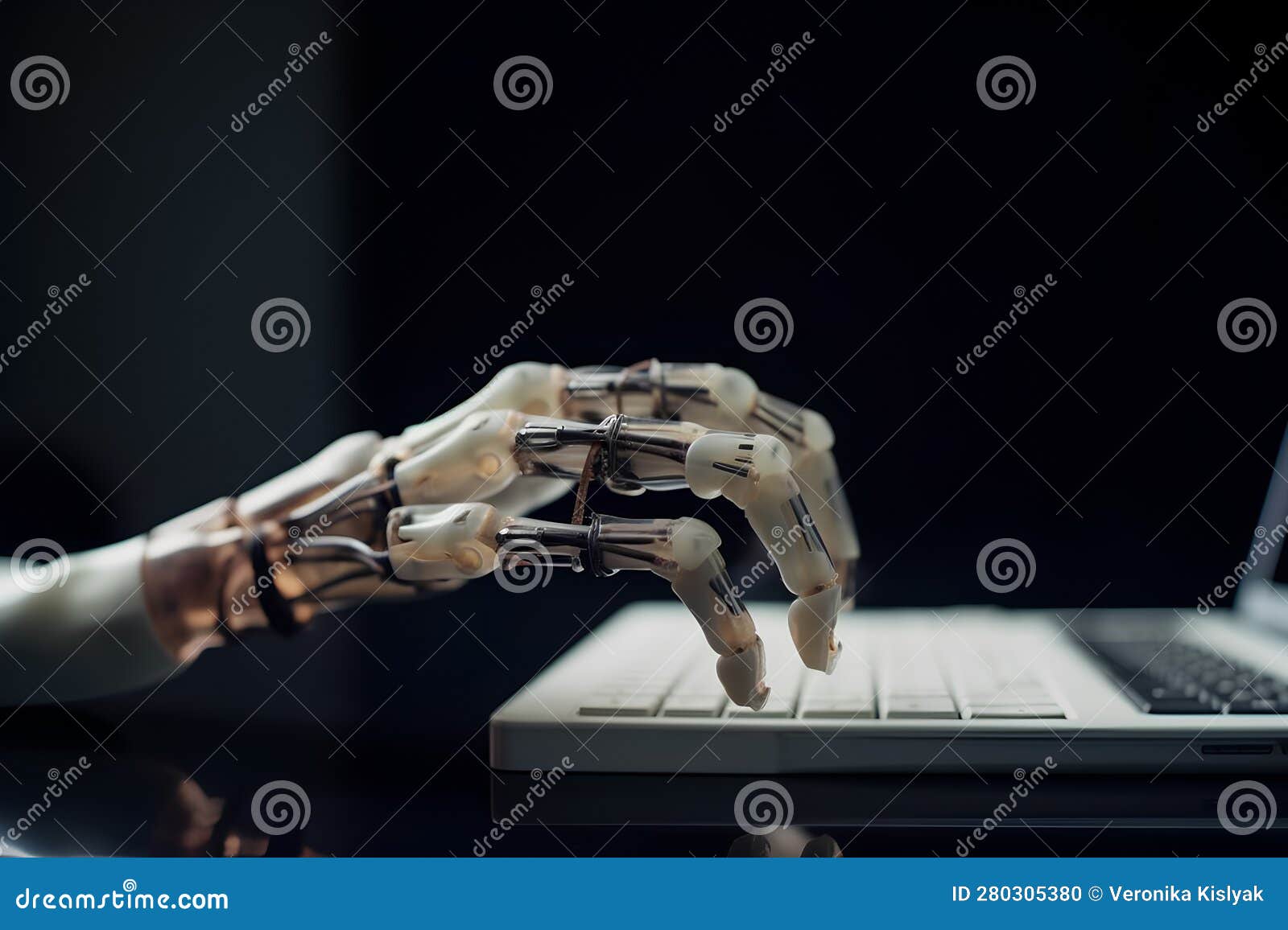 High Tech Prosthetic Hand Artificial Limb Advertising of Bionic ...