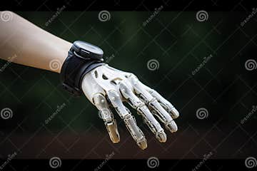 High Tech Prosthetic Hand Artificial Limb Advertising of Bionic ...
