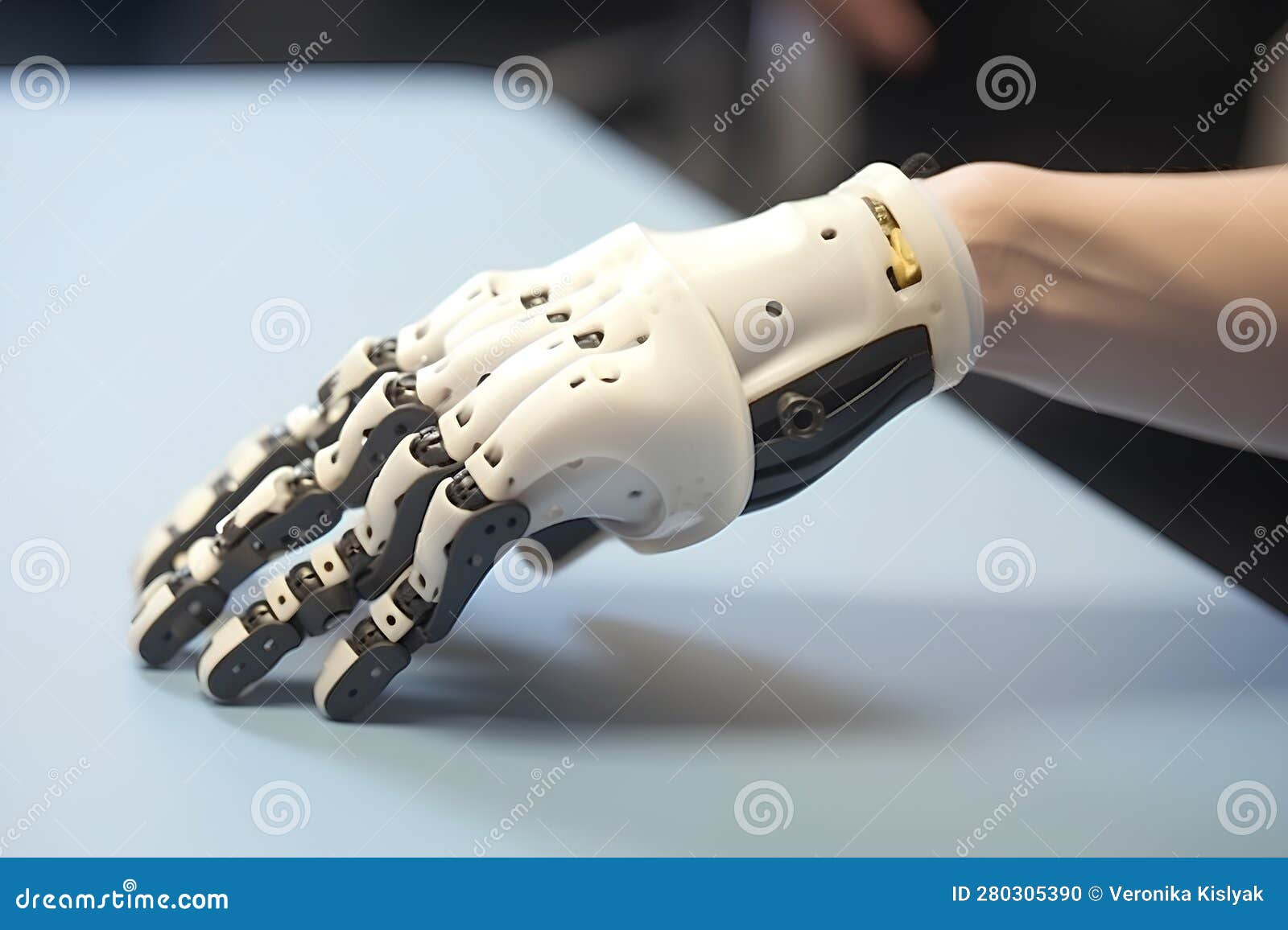 High Tech Prosthetic Hand Artificial Limb Advertising of Bionic ...