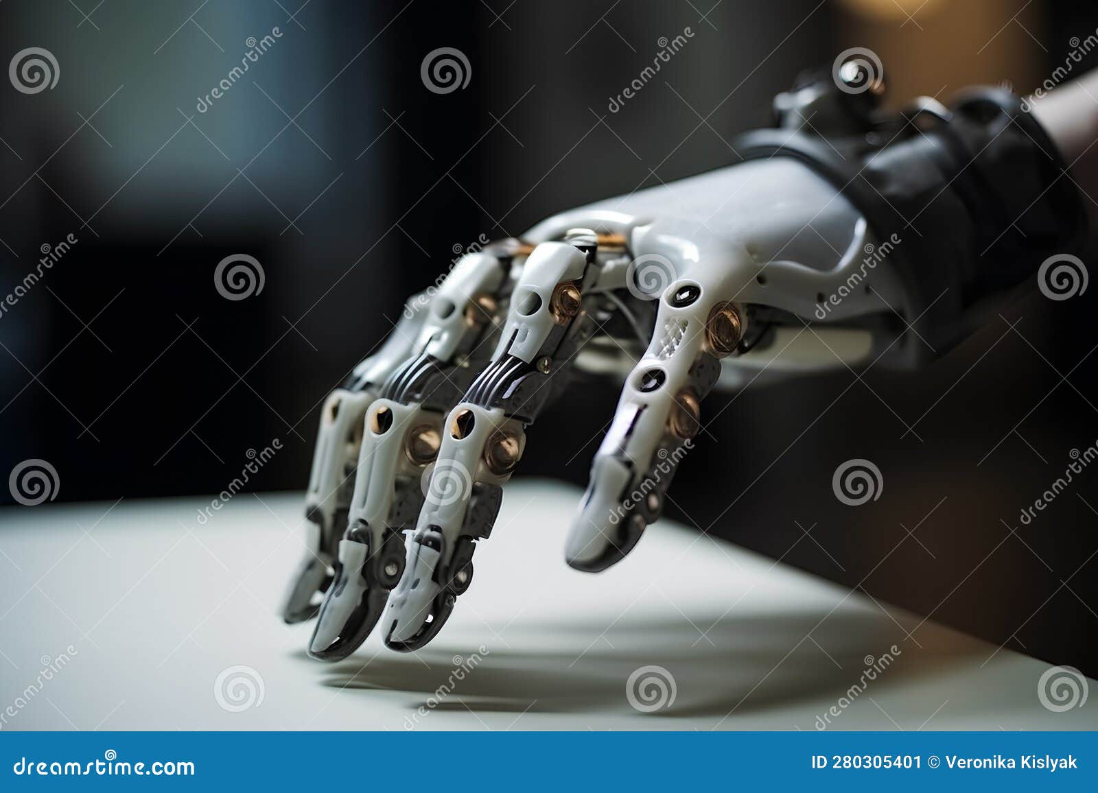 High Tech Prosthetic Hand Artificial Limb Advertising of Bionic ...