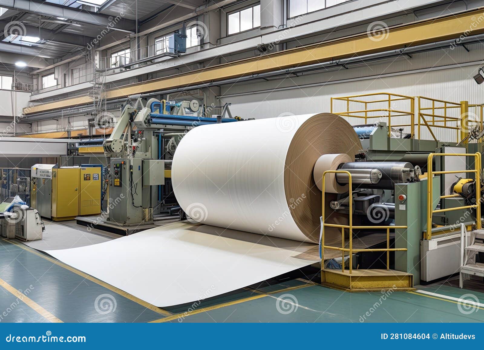 High-tech Pulp and Paper Production Facility, with State-of-the-art ...