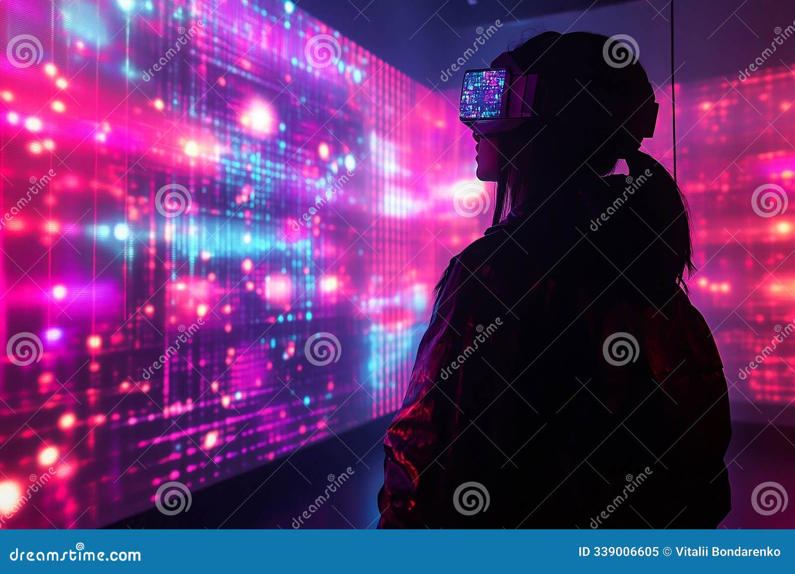 High-tech Rave Experience with Holographic Visuals and Dynamic Virtual ...