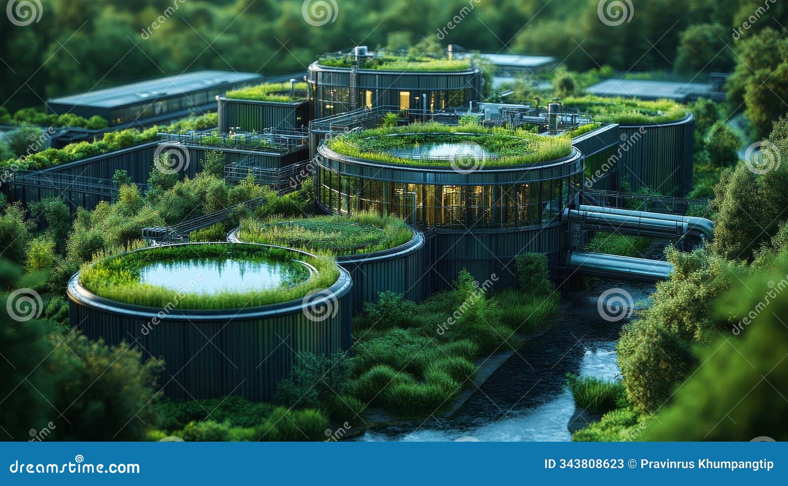 High Tech Recycling Facility, Symbolizing Circular Economy Stock Image ...