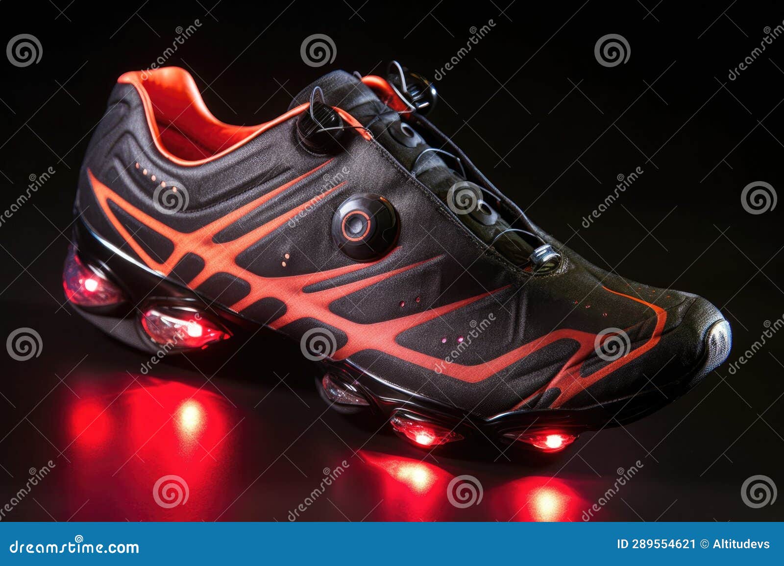 High-tech Running Shoes with Embedded Sensors Stock Image - Image of ...