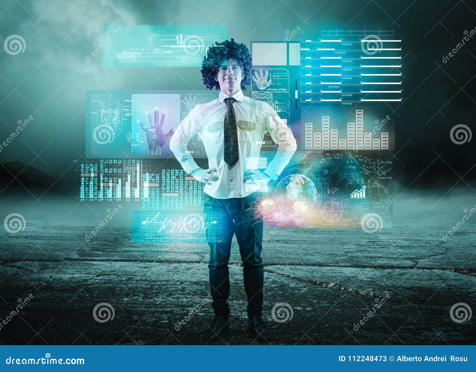 High tech screens stock image. Image of data, nature - 112248473