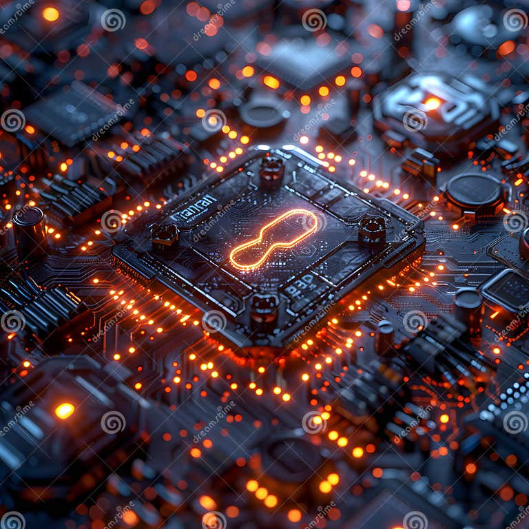 High-tech Security Background: Lock Symbol, Encryption Keys, Firewall ...