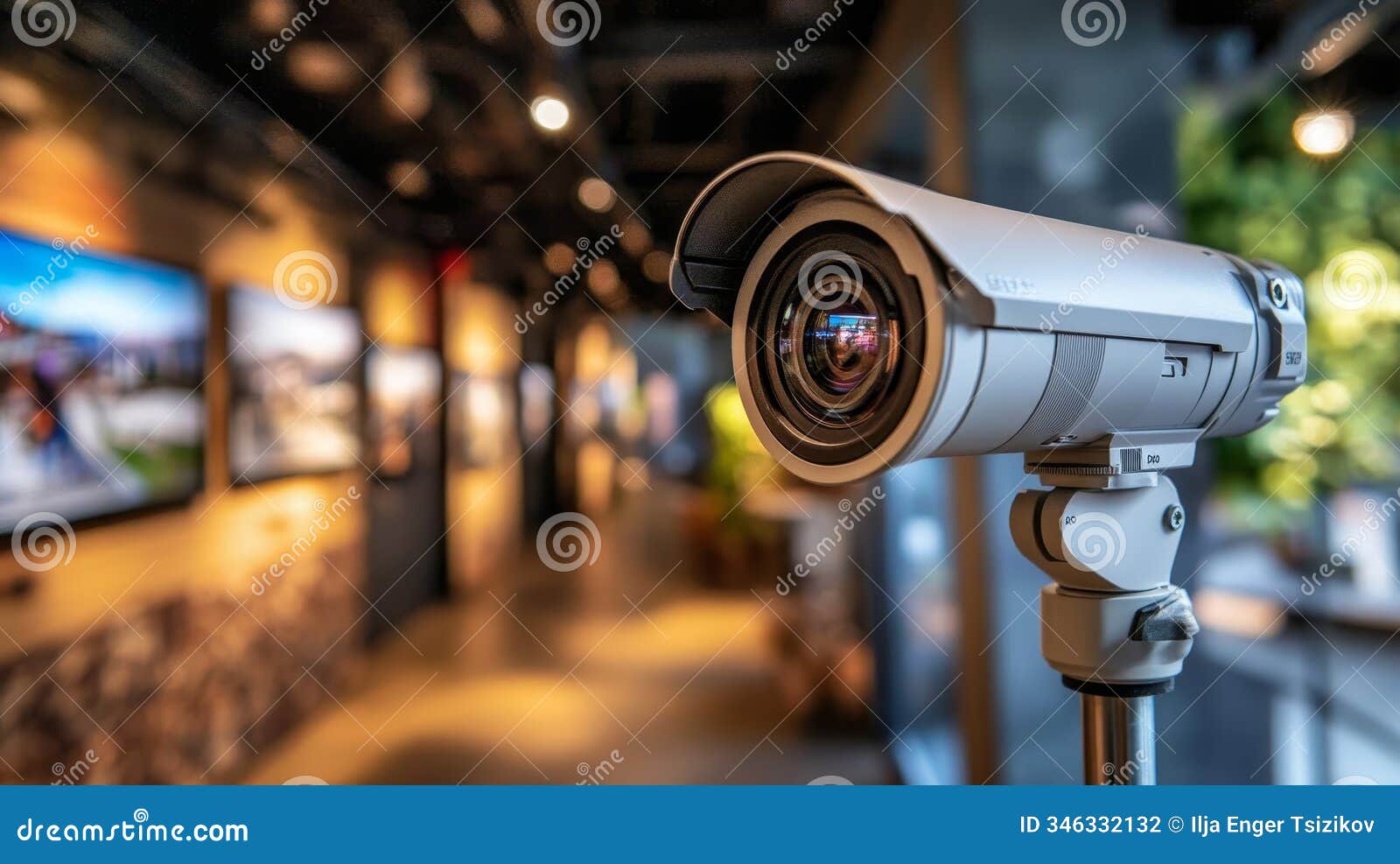 High-tech Security Camera Protecting Access and Ensuring Data Integrity ...