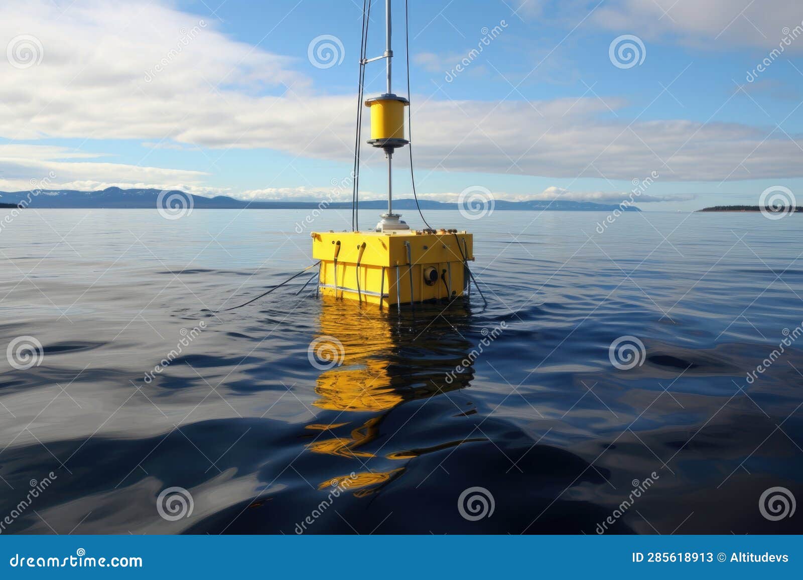 High-tech Sensors Measuring Ocean Parameters Stock Illustration ...