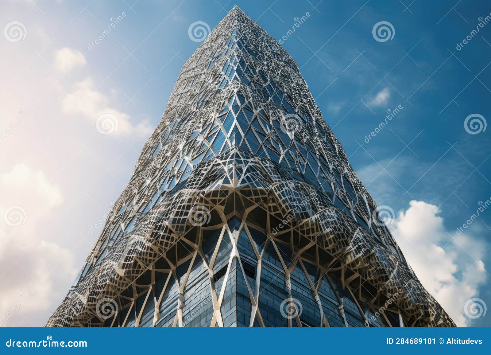 High-tech Skyscraper with Futuristic Design and Features, Incorporating ...
