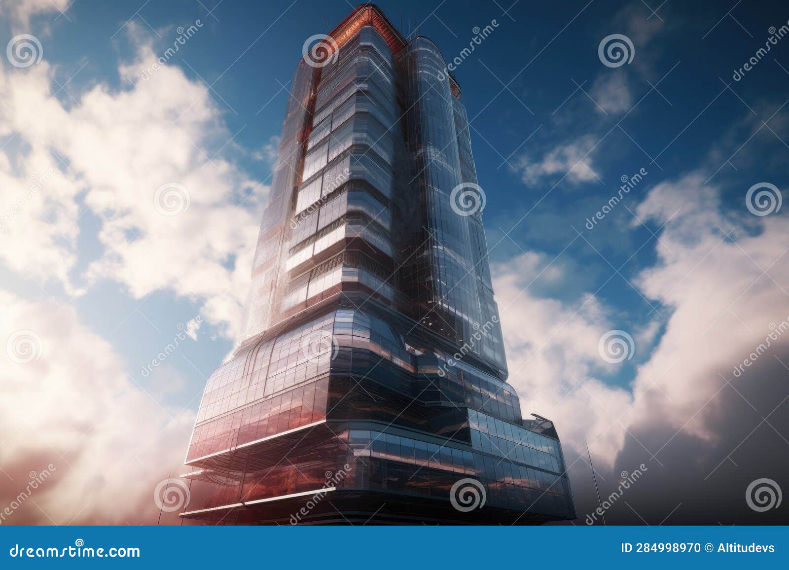 High-tech Skyscraper with Futuristic Design and Features, Incorporating ...