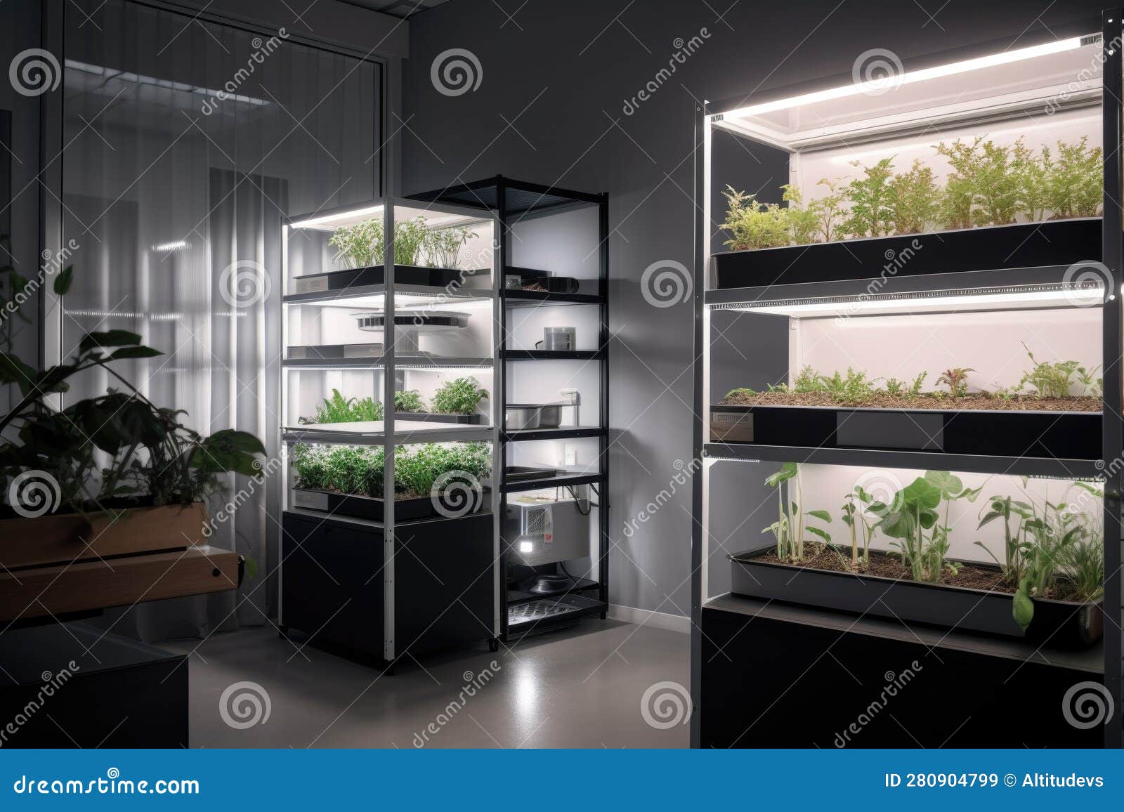 High-tech and Sleek Home-grow Set Up Featuring Automated Lighting ...