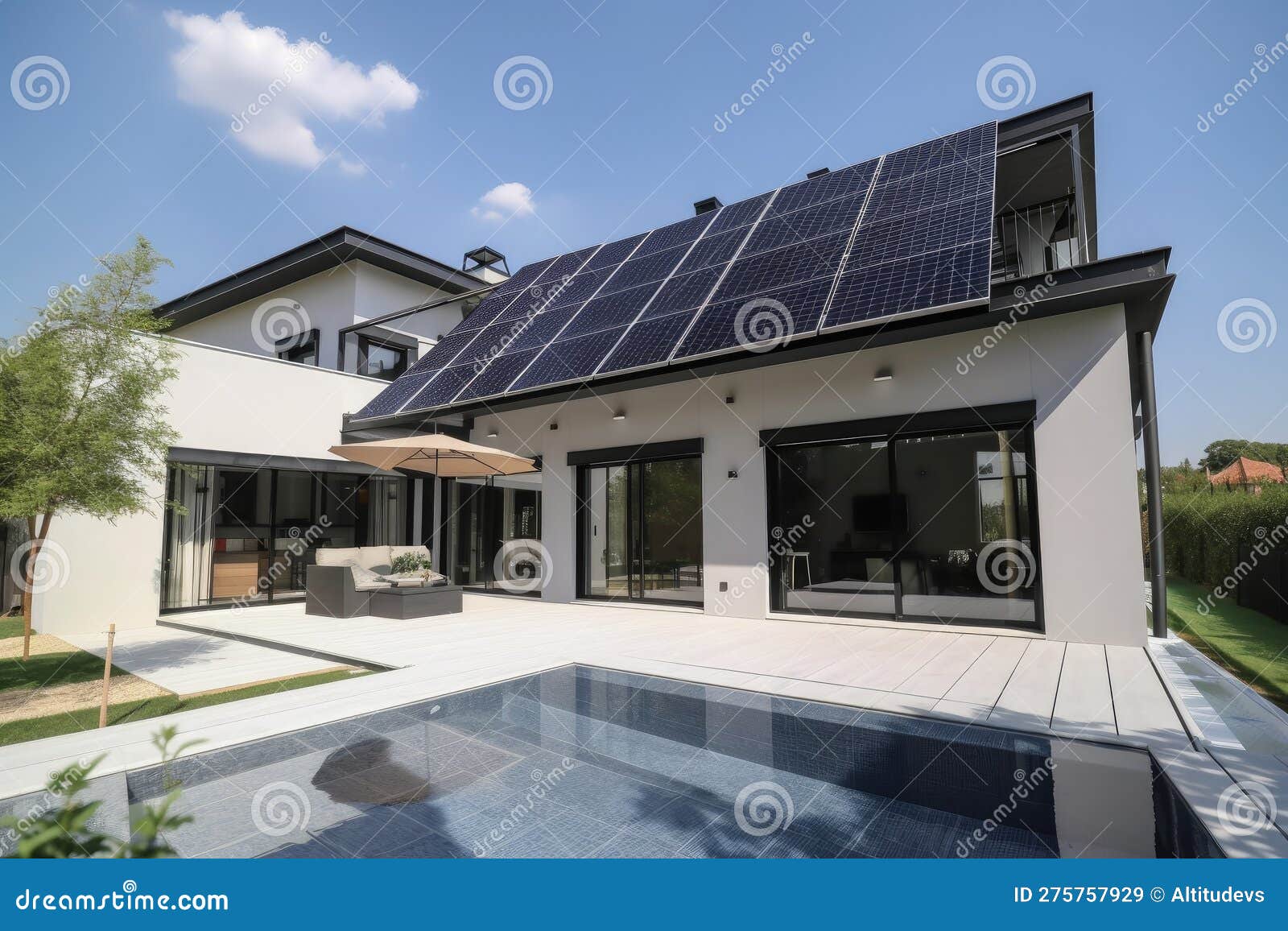High-tech Solar Panel System, with Touch Screen Controls and Built-in ...