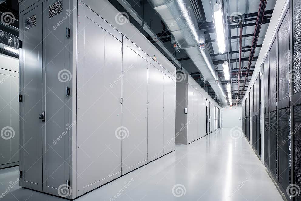 High-tech Storage Data Center, with Advanced Security Features and ...