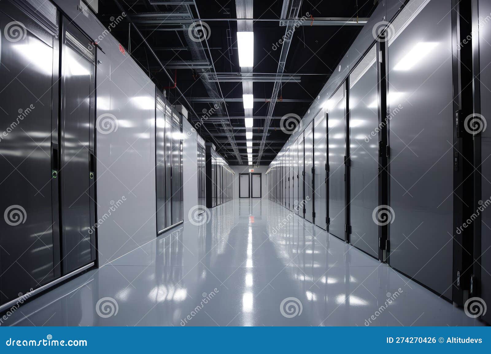 High-tech Storage Data Center, with Advanced Security Features and ...
