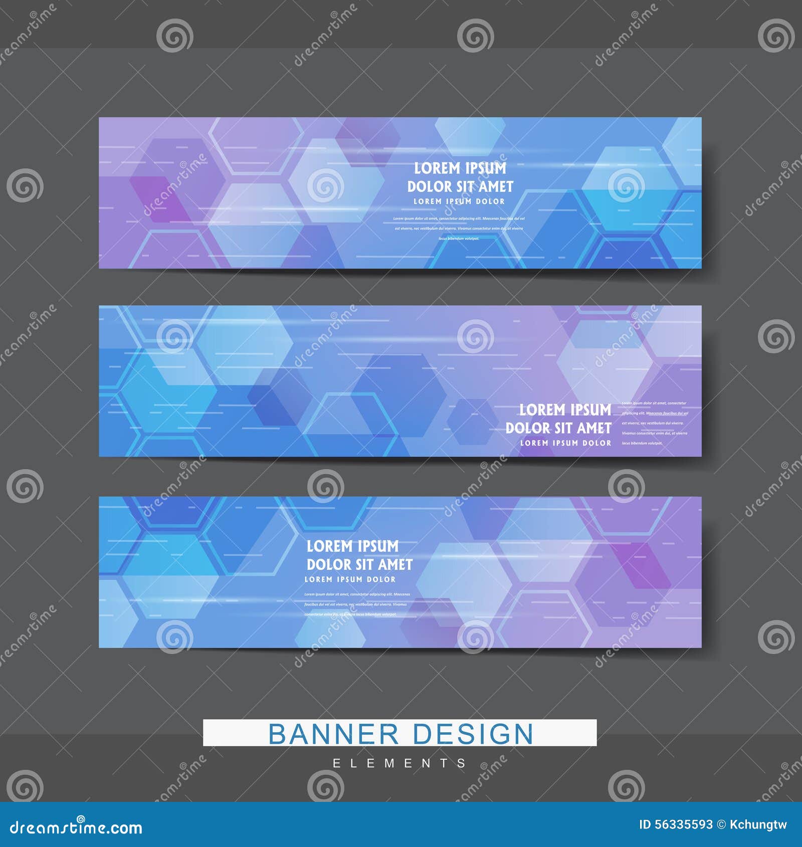 High-tech Style Banner Template Design Stock Vector - Illustration of ...