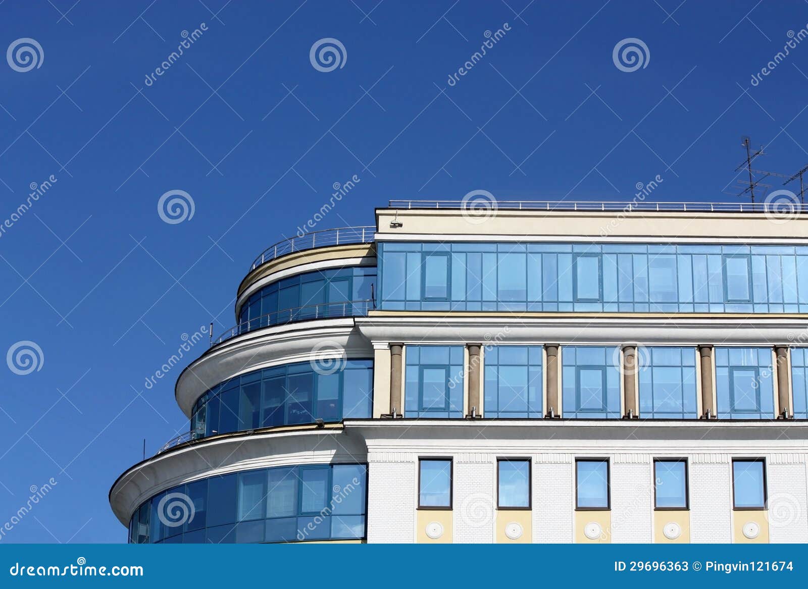 High-tech style building stock image. Image of bright - 29696363