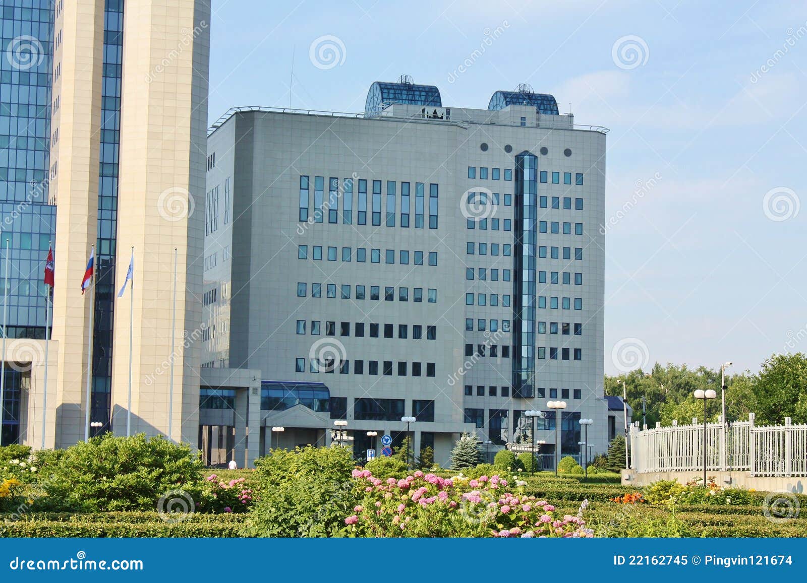 High-tech style buildings stock image. Image of futuristic - 22162745