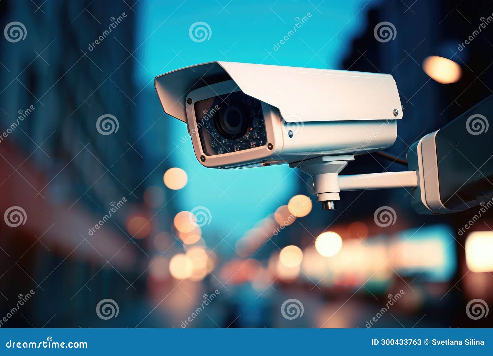 High-tech Surveillance Camera Installed on City Streets, Video ...