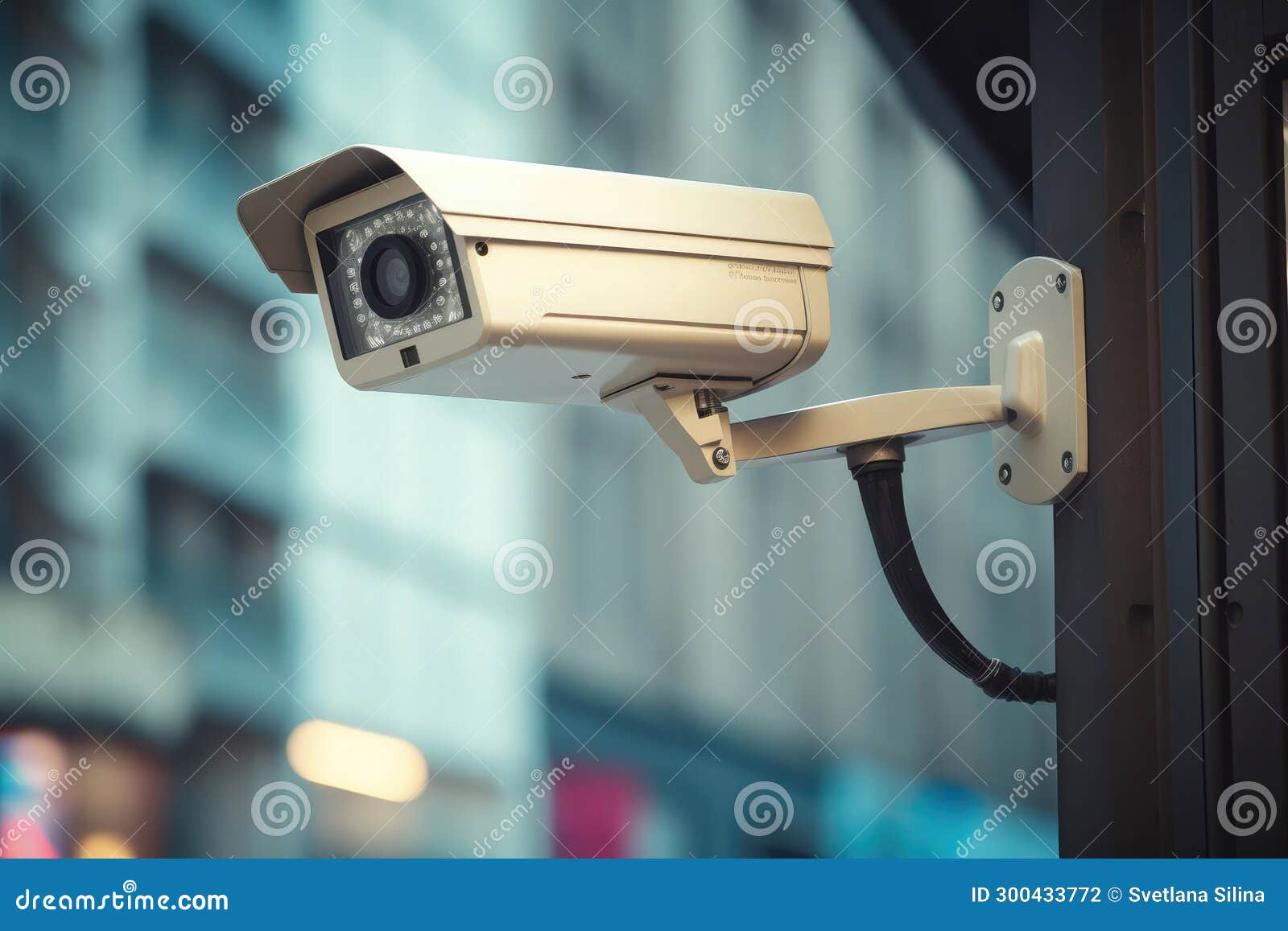 High-tech Surveillance Camera Installed on City Streets, Video ...