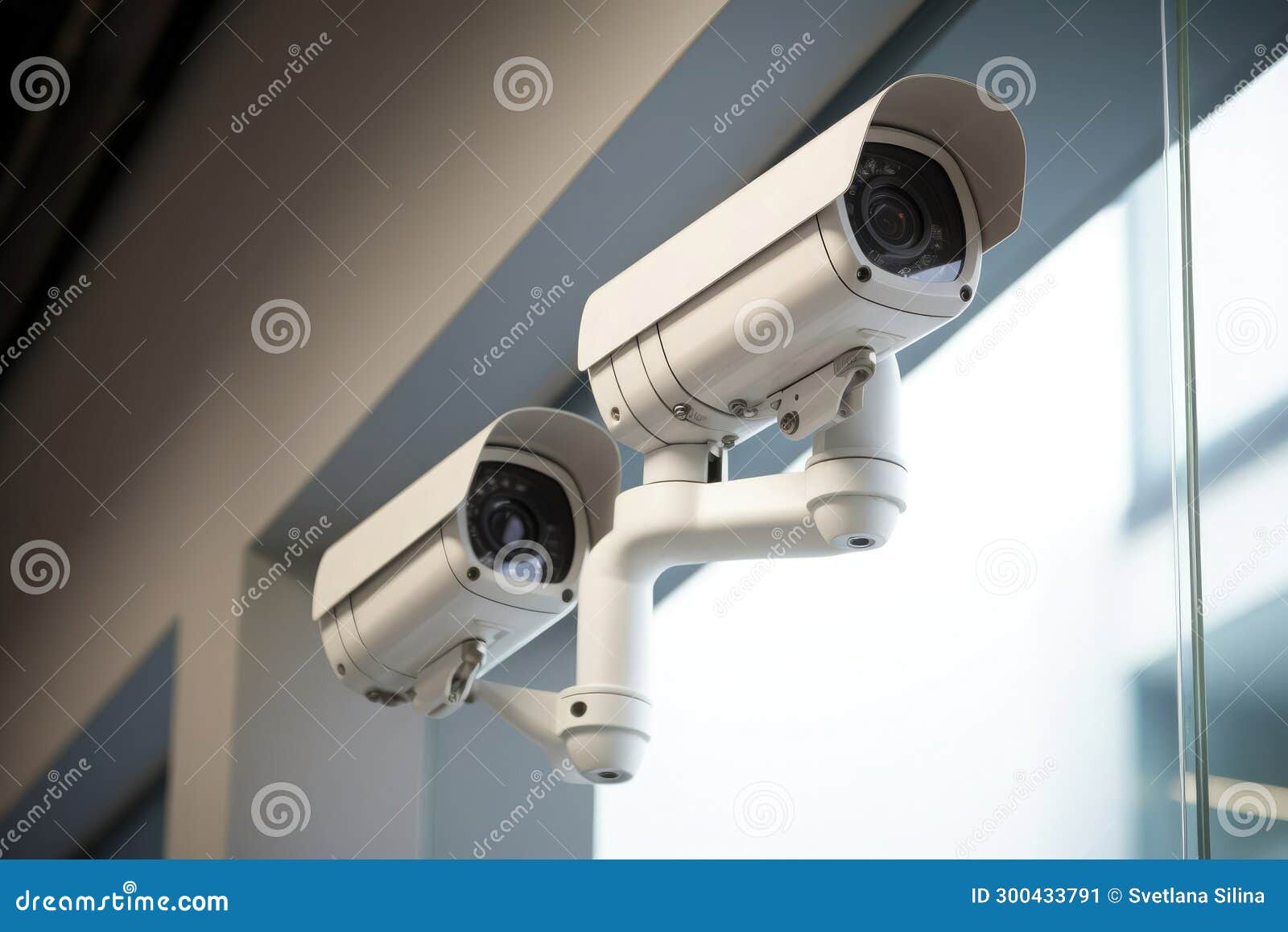 High-tech Surveillance Camera Installed in the Office, Video ...