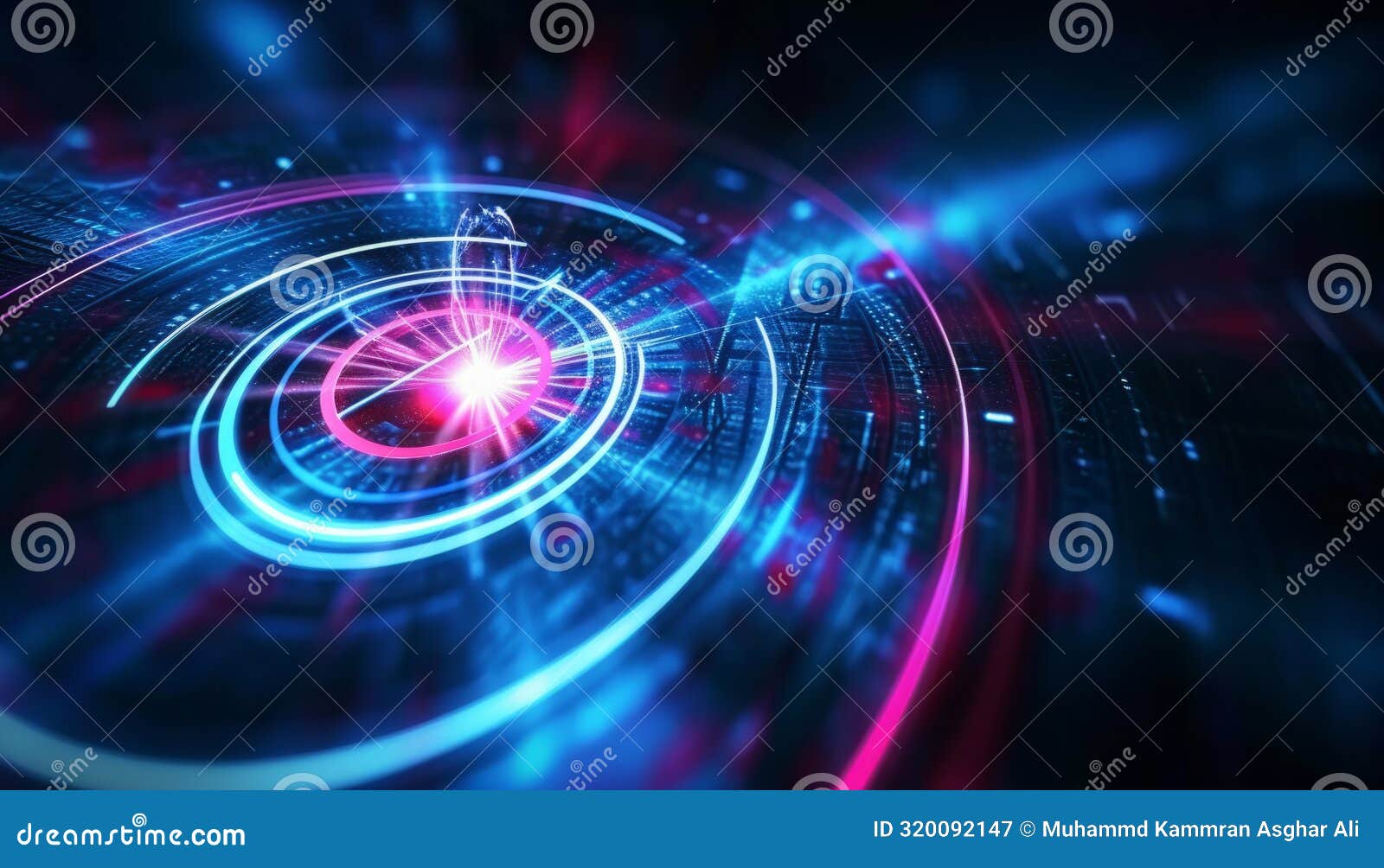 High Tech Target, Hitting Target Mark . Speed and Technology Concept ...