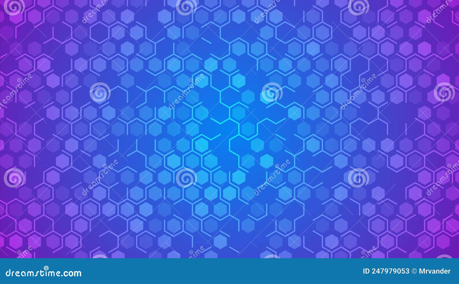 High Tech Technology Background. Abstract Vector Pattern with Hexagons ...
