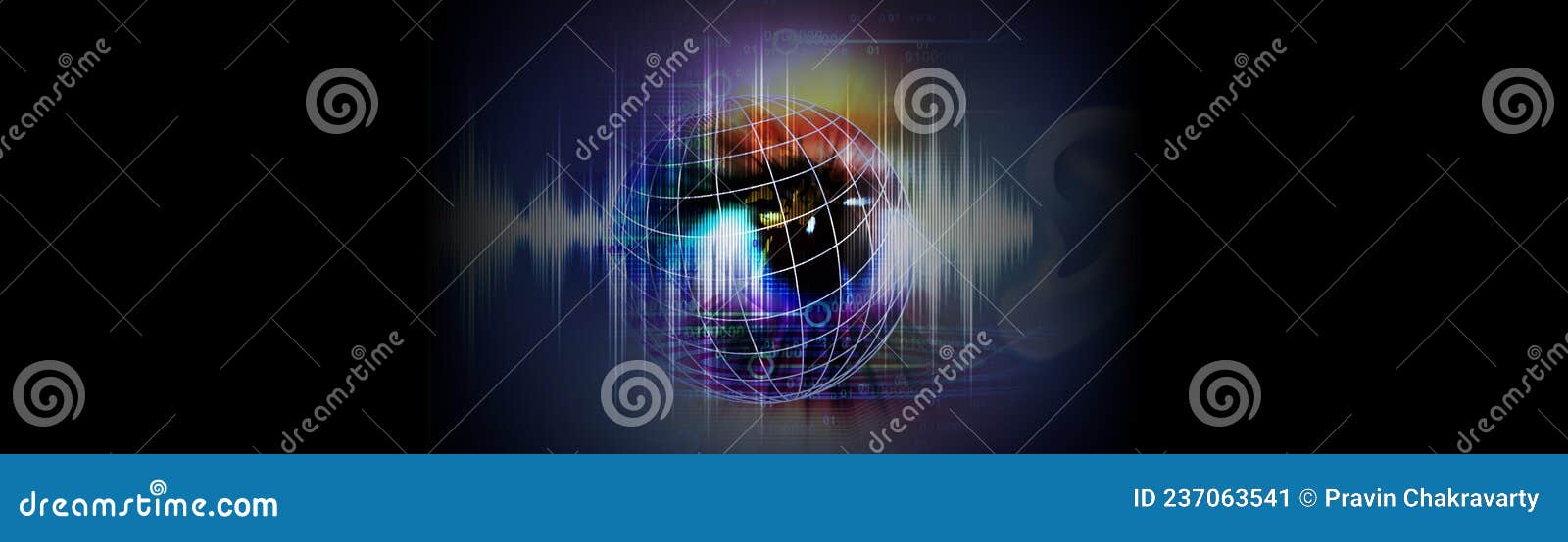 High-tech Technology Background. Technology Eye. Eye Vision Stock ...